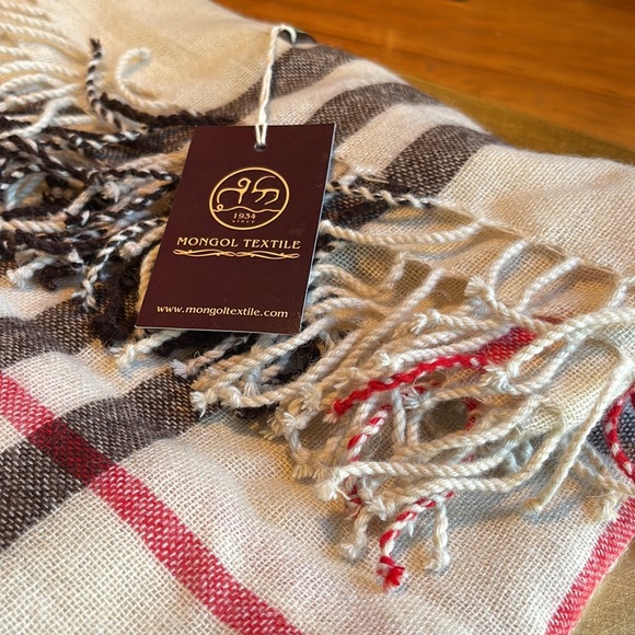 Mongol Textile | Accessories | Nwt Mongol Textile 0 Wool Large Shawl ...